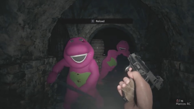 ¿Zombis? ¡No! *Ahora ‘el malo’ de Resident Evil: Village es Barney*, el ...
