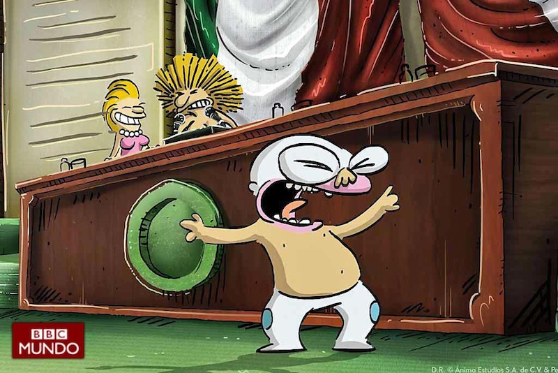 El Santos, un superhéroe “faldero”