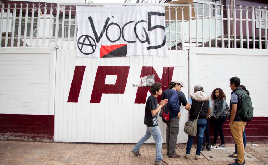 Alumnos de la voca 5 del IPN acuerdan terminar el paro que mantenían ...
