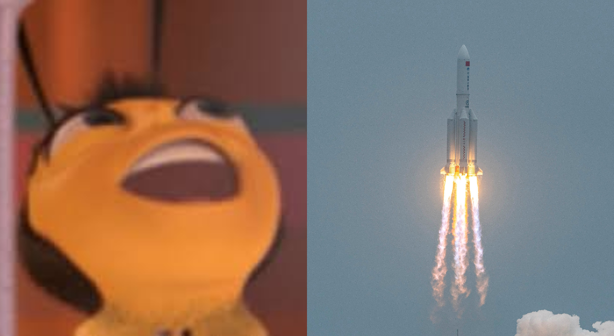 Es un pájaro, es un avión, ¡no! son *los memes del cohete chino que ...