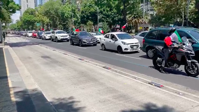 Realizan Cuarta Caravana De Protesta Contra Amlo En Cdmx