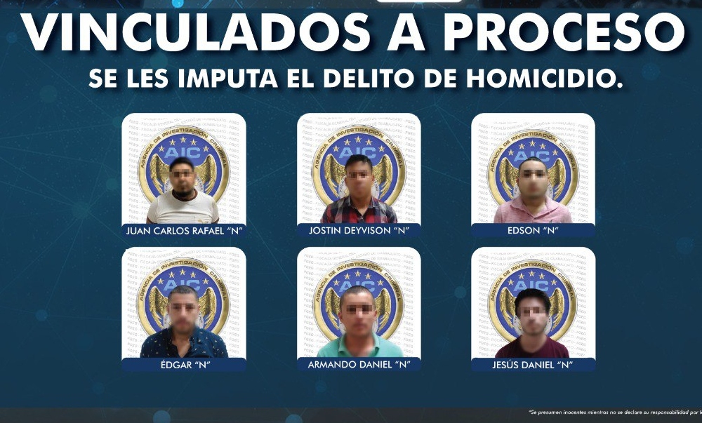Por homicidio de policías, vinculan a proceso a detenidos por desaparición de mujeres en Celaya
