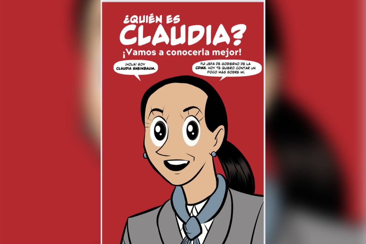 Promocionan a Sheinbaum y sus logros en la CDMX con un cómic firmado ...