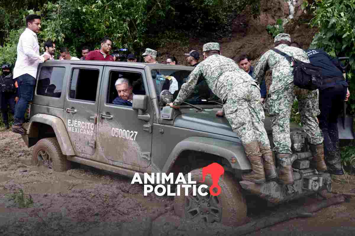AMLO se queda varado en carretera, permanece unas horas en Acapulco y regresa a CDMX