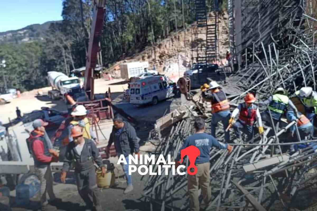 Colapso de andamio en obras de la carretera Pachuca-Huejutla deja cinco trabajadores muertos y ...