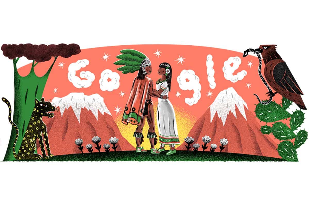 Cuál es la leyenda de Popocatépetl e Iztaccíhuatl que celebra el Doodle ...