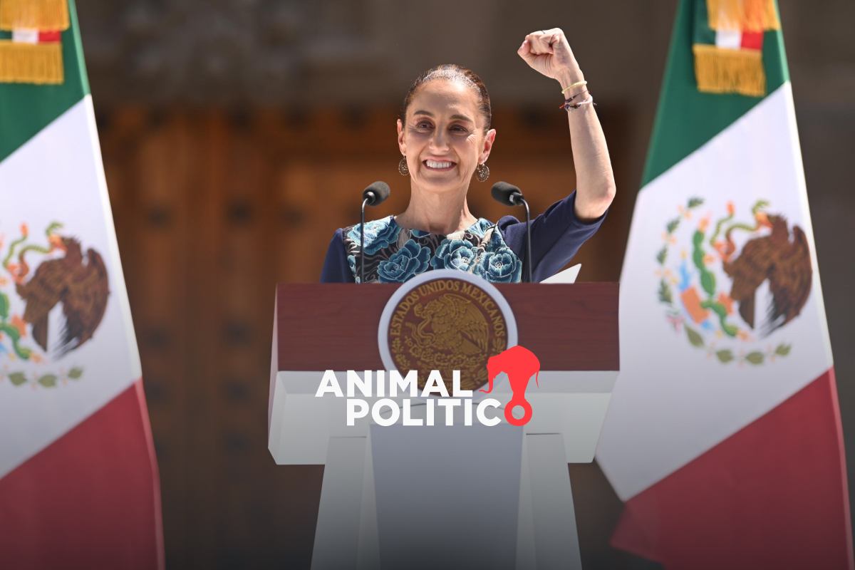 “Somos optimistas”: en un Zócalo lleno, Sheinbaum confía en que no se aplicarán los aranceles de ...