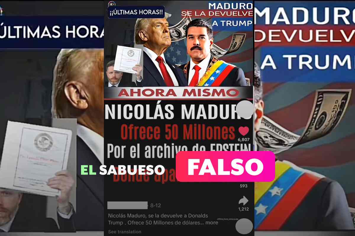 ¿Maduro ofreció millones por los archivos de Epstein que involucran a ...